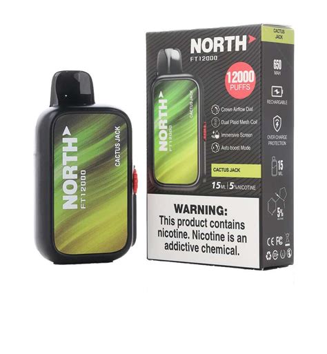 Buy North Ft12000 Disposable Vape Cactus Jack High Mellow