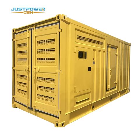 825kva Water Cooling 4 Cylinder Soundproof Canopy Diesel Genset China