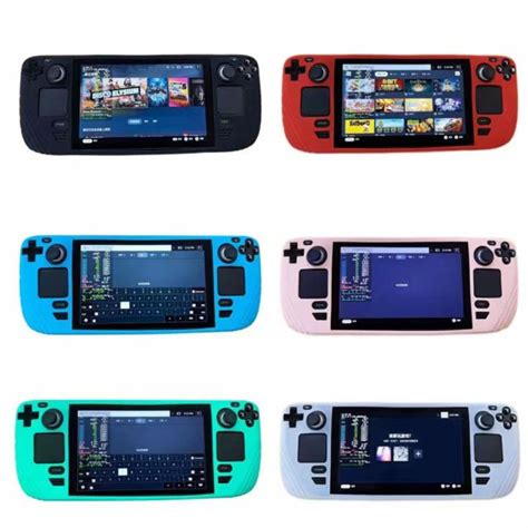 For Steam Deck Console Silicone Case Steam Deck Game Handheld All