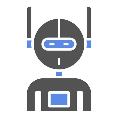 Robot Vector Icon Style 22407800 Vector Art At Vecteezy