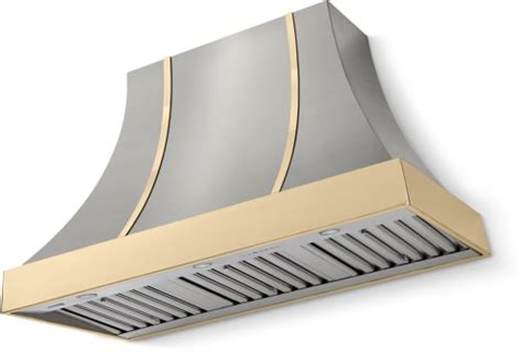 Aga Ah4830cacsspb 48 Inch Concave Wall Mount Hood With 3 Speed1200 Cfm