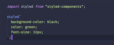 No Highlight For Just Styled Issue Styled Components Vscode Styled Components GitHub