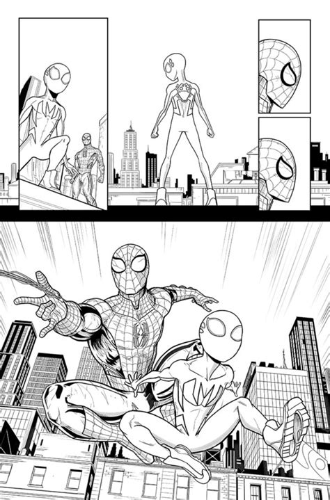 Spider Man Page Artist Proof Nrissoart