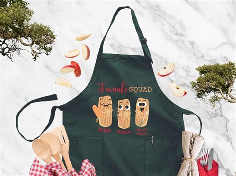 Tamale Squad Apron Tamale Apron Tamale Making Crew Apron Mexican