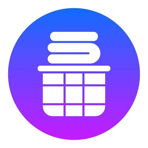 세탁 바구니 터 일러스트레이션 프리미엄 벡터