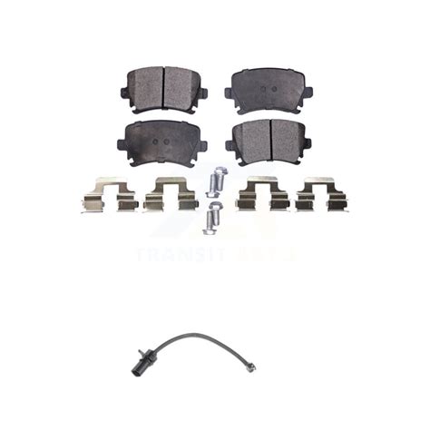 Tec Rear Ceramic Disc Brake Pads And Wear Sensors Kit For Car 2010 2011