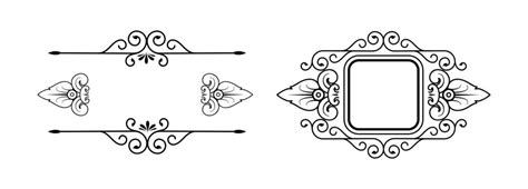 Ancient Frame Embellishment Vector Art Icons And Graphics For Free