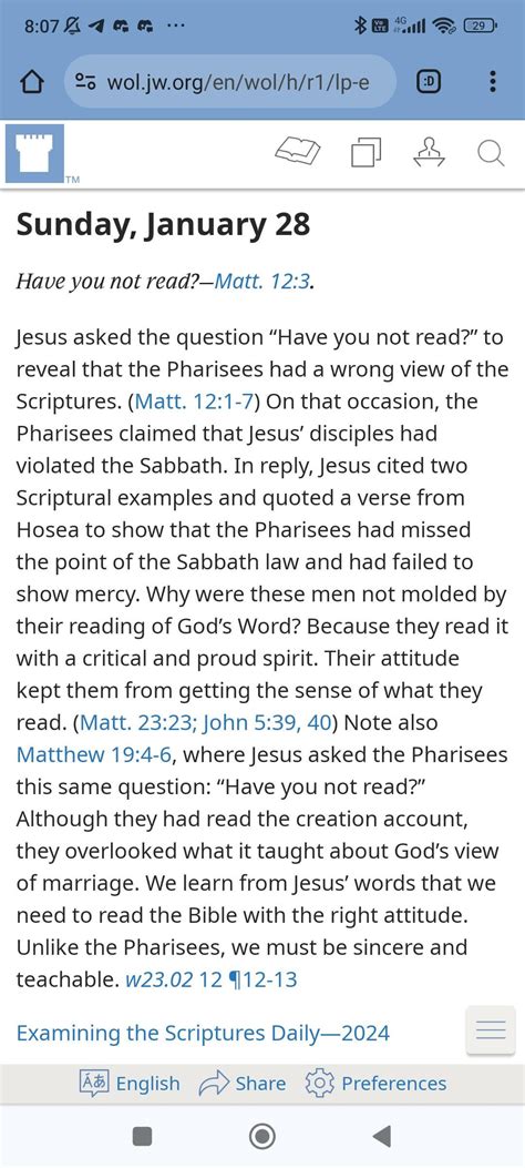 Jws — Have You Not Read Rexjw