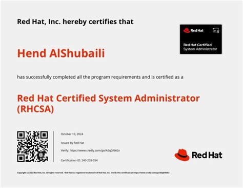 Rhcsa Redhat Linux Certificationachieved Hend Alshubaili 22 Comments