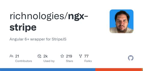 github richnologies ngx stripe angular 6 wrapper for stripejs