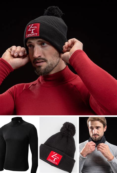 Zerofit Winter Golf Bundle | 2 x Base Layers | Snood & Bobble Hat