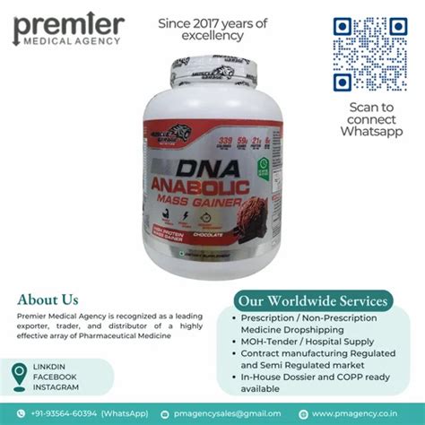 Muscle Garage Dna Anabolic Mass Gainer At Rs 1499piece Fitness