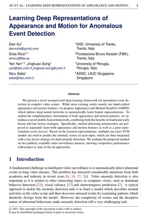 Pdf Learning Deep Representations Of Appearance And Motion For