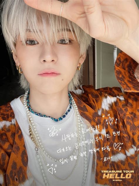 Treasure Maker On Twitter 2022 Treasure Tour Hello In Seoul Handwriting Selfie 🔔tickets