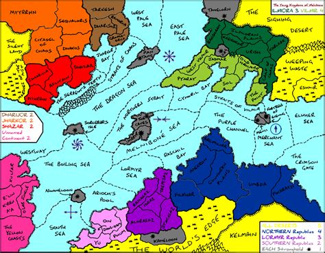 Elric Of Melnibone World Map United States Map