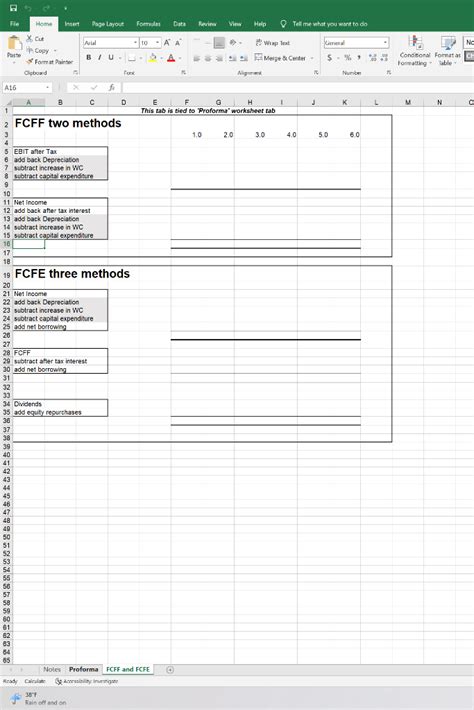 1 Praforma Tab Has Proforma Data For Income And