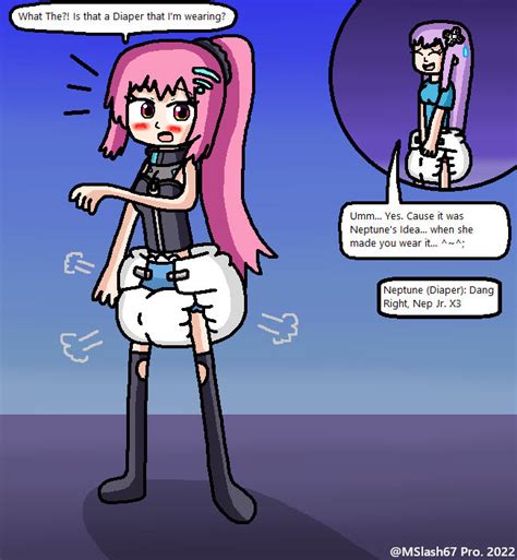 Maho Gets Diapered By Mslash67 Production On Deviantart