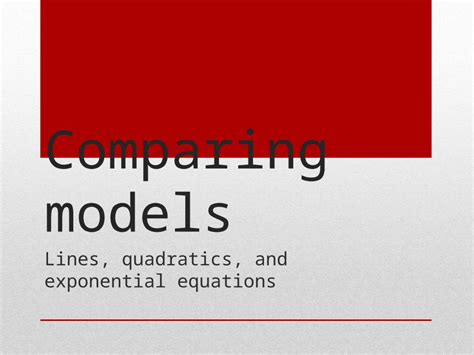 Pptx Comparing Models Dokumentips
