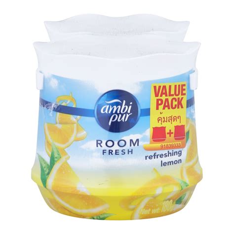 แอมบิเพอร์ เจลน้ำหอม เลมอน 180 ก แพ็ค 2 ชิ้น Big C Online