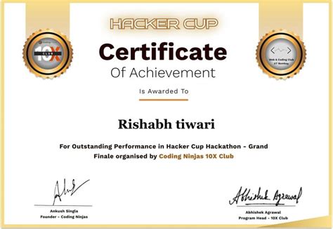 Rishabh Tiwari On Linkedin Hackathon Firsthackathon Hackercup