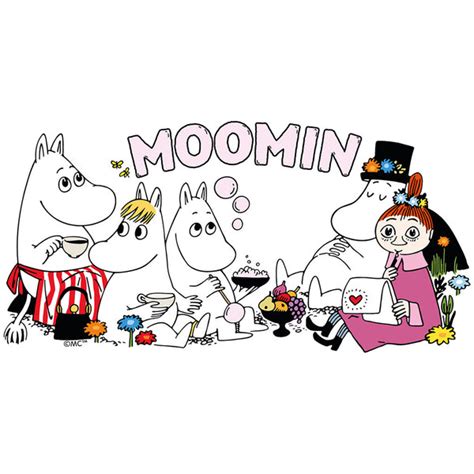 Moomin Tea Party Insulated Stainless Steel Water Bottle Moomin Shop