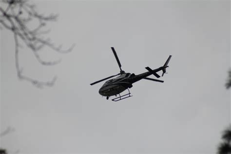 Helicopter Hovering Over Walden