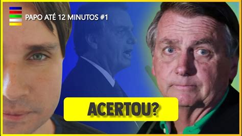 SOBRE A ENTREVISTA DE BOLSONARO O INFLUENCIADOR PORTUGUÊS Papo até