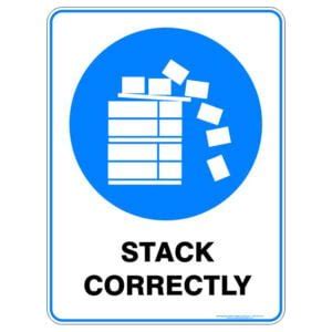 Stack Correctly Mandatory Sign Buy Now