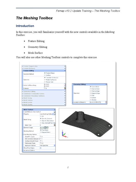 Femap V102 Meshing Toolbox教程 Pdf Icon Computing Distance