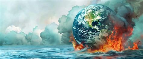 Global Warming Impact On Ecosystems Premium Ai Generated Image