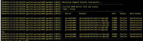 Greenplum 大数据平台 Segment 失效问题恢复 Csdn博客