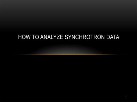 Synchrotron Applications Pdf