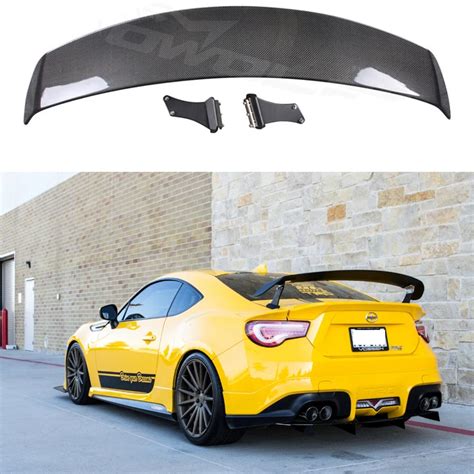 Carbon Fiber Car Rear Wing Trunk Lip Spoiler For Toyota Gt86 Subaru Brz