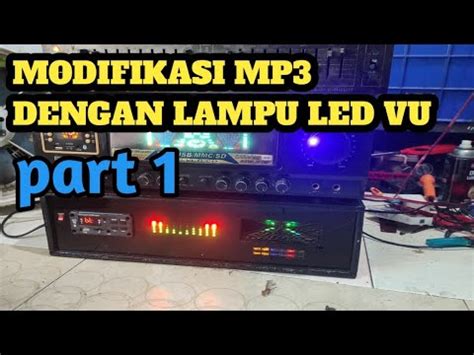 Modifikasi MP3 Bluetooth Pake Led Vu Display YouTube