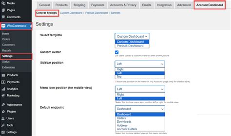 Customize Woocommerce My Account Page And User Dashboard