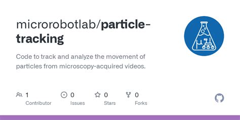 Github Microrobotlabparticle Tracking Code To Track And Analyze The