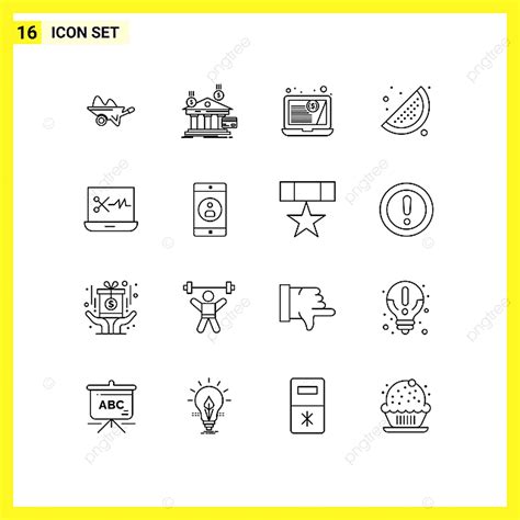 16 User Interface Outline Pack Of Modern Signs And Symbols Of Audio Editing Signs Award Medal