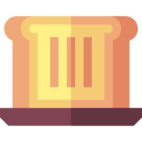 Flat Bread Basic Straight Flat Icon