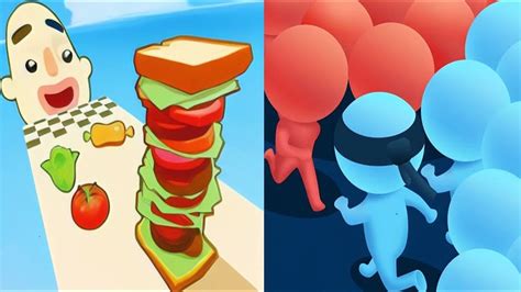 Satisfying Mobile Games Count Masters WDZ Ball Runner Going Balls