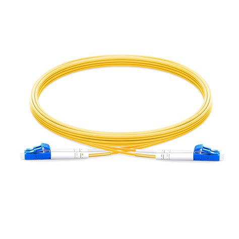 Fiber Optic Jumper Fiber Patch Cord LC UPC LC UPC Duplex SM Yellow Fiber Optic Cable