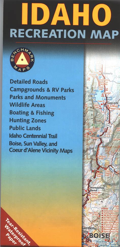 Map Idaho Recreation Public Lands Interpretive Association
