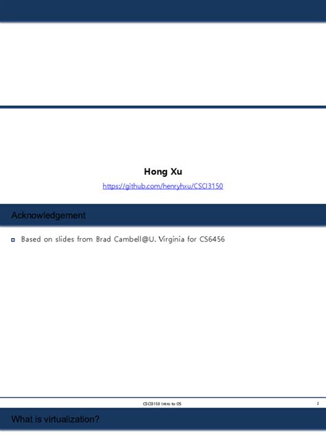 Lec16virtualization Pdf Virtualization Virtual Machine