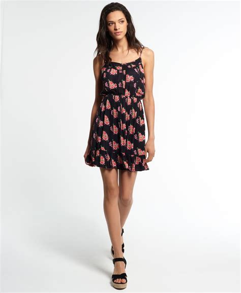 Womens Summer Girl Cami Dress In Yellow Superdry