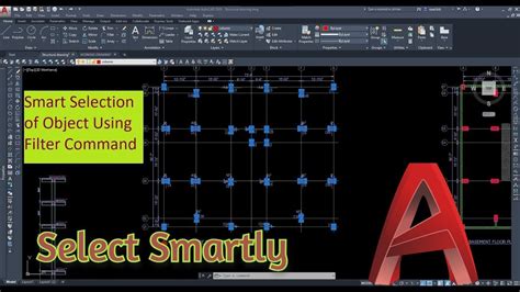 smart selection technique filter command in autocad youtube