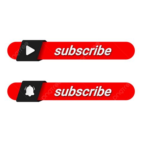 Elegant Subscribe Button Clipart Vector Illustration, Subscribe, Button, User Interface PNG and ...