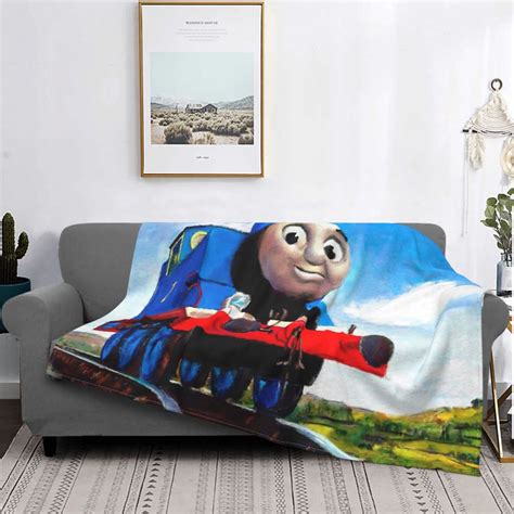 Thomas On A Day Out Colcha A Cuadros Para Cama Manta Térmica A Cuadros