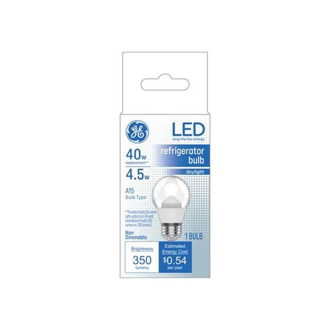 Ge Specialty A15 Led Light Bulb Refrigerator Bulb 40 Watt Replacement