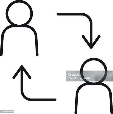 Icon 사용자 상호 작용 및 흐름을 그래픽으로 표현합니다 가는 선 스타일에서 0명에 대한 스톡 벡터 아트 및 기타 이미지 0명 개념 계획 Istock