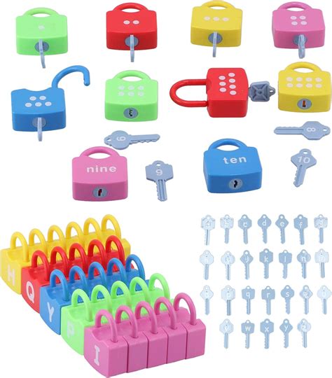 Learning Locks Alphabet Toys Educational Learning Locks Counting With