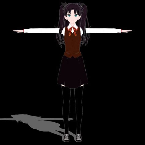 Rin Tohsaka 2 Mmd Pmx By Bak09 On Deviantart Rin Tohsaka 2 Mmd Pmx By Bak09 On Deviantart